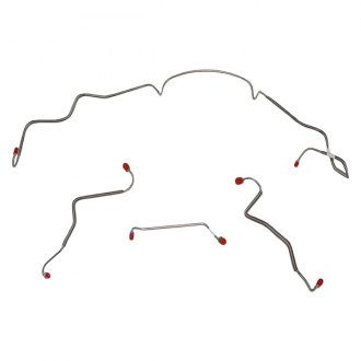 1967 Pontiac GTO Brake Lines & Hoses | Braided, Extended — CARiD.com