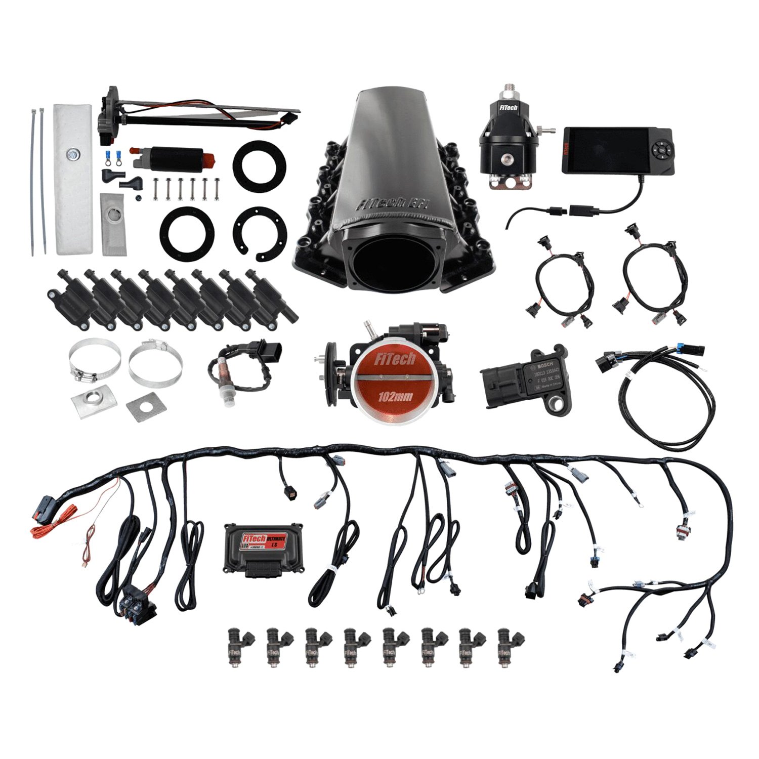 FiTech® 70008 - Fuel Injection Kit W/O Transmission Control