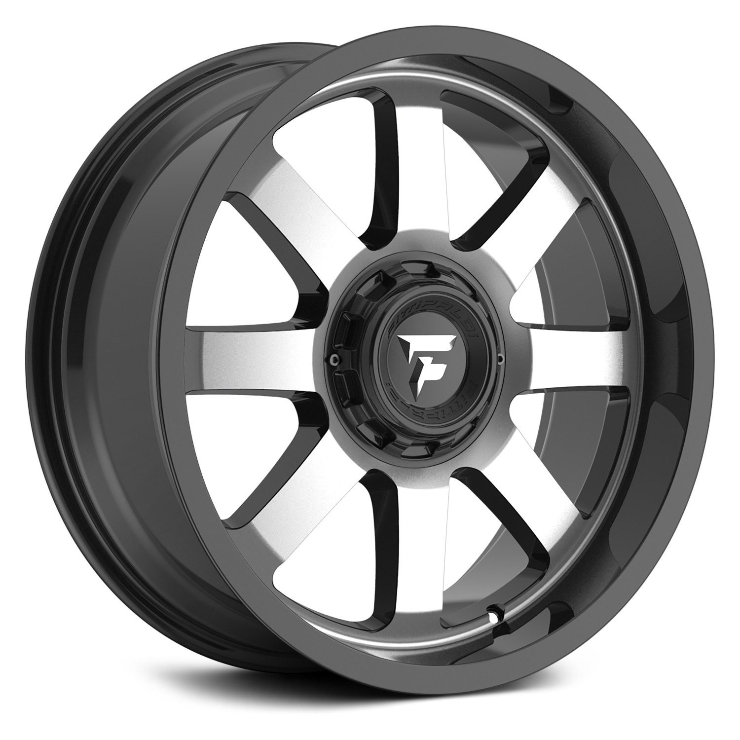 FITTIPALDI OFF-ROAD® FA16MB Wheels - Gloss Black with Machined Face Rims