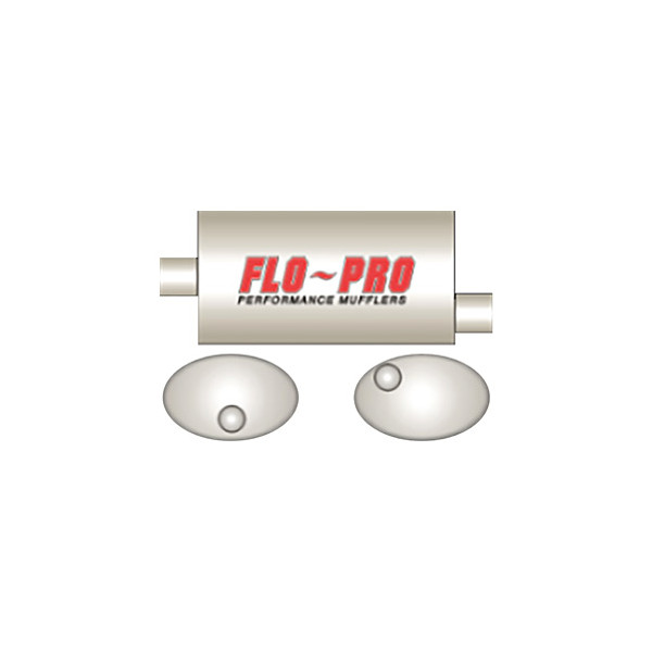 Flo-Pro® 1500 - Aluminized Steel Oval Exhaust Muffler