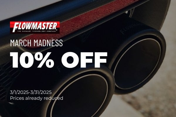 Flowmaster® - Stainless Steel Rectangular Rolled Edge Angle Cut Single ...