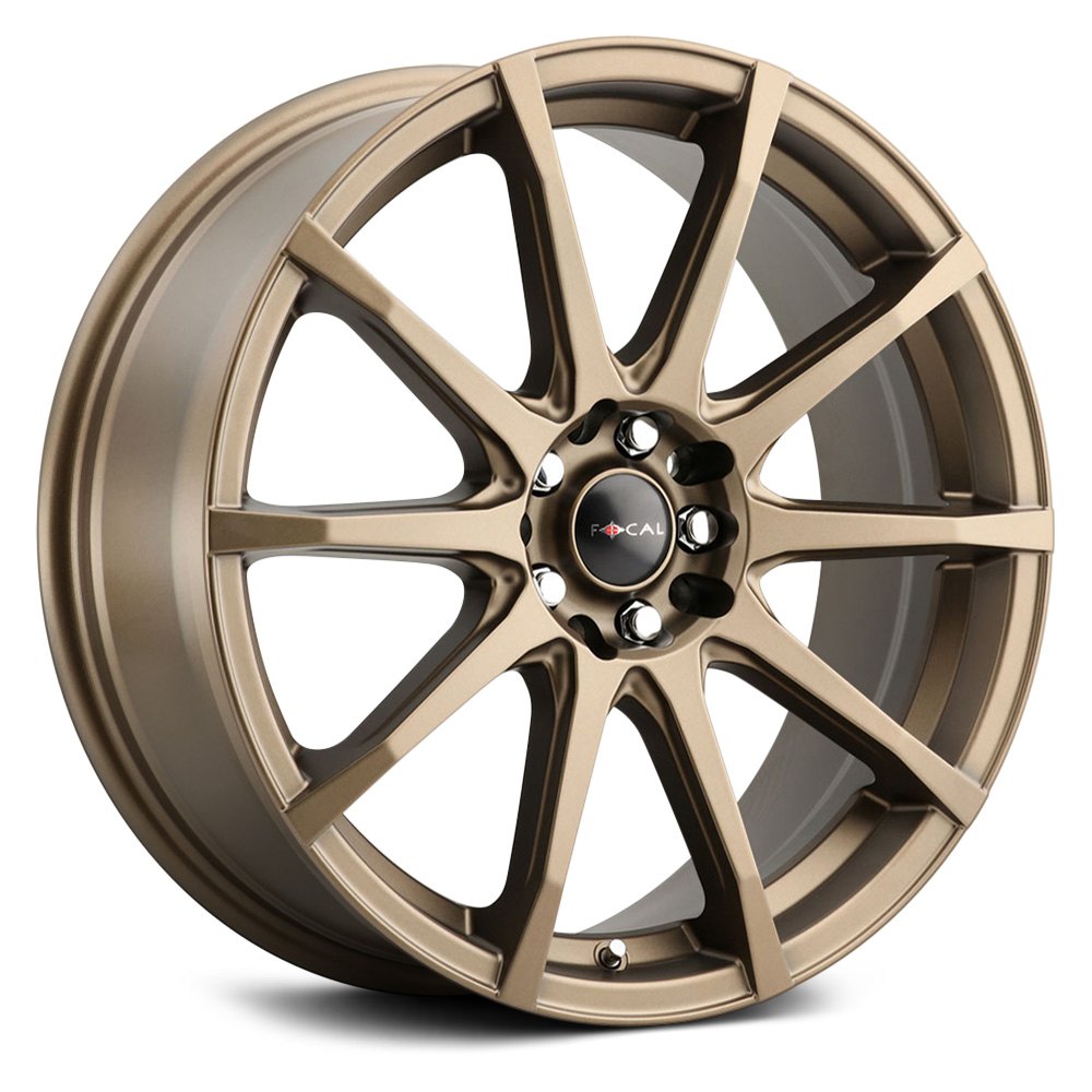 FOCAL® 453BZ F-53 Wheels - Satin Bronze Rims