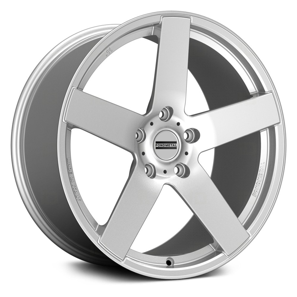 FONDMETAL® STC-02 Wheels - Gloss Silver Rims