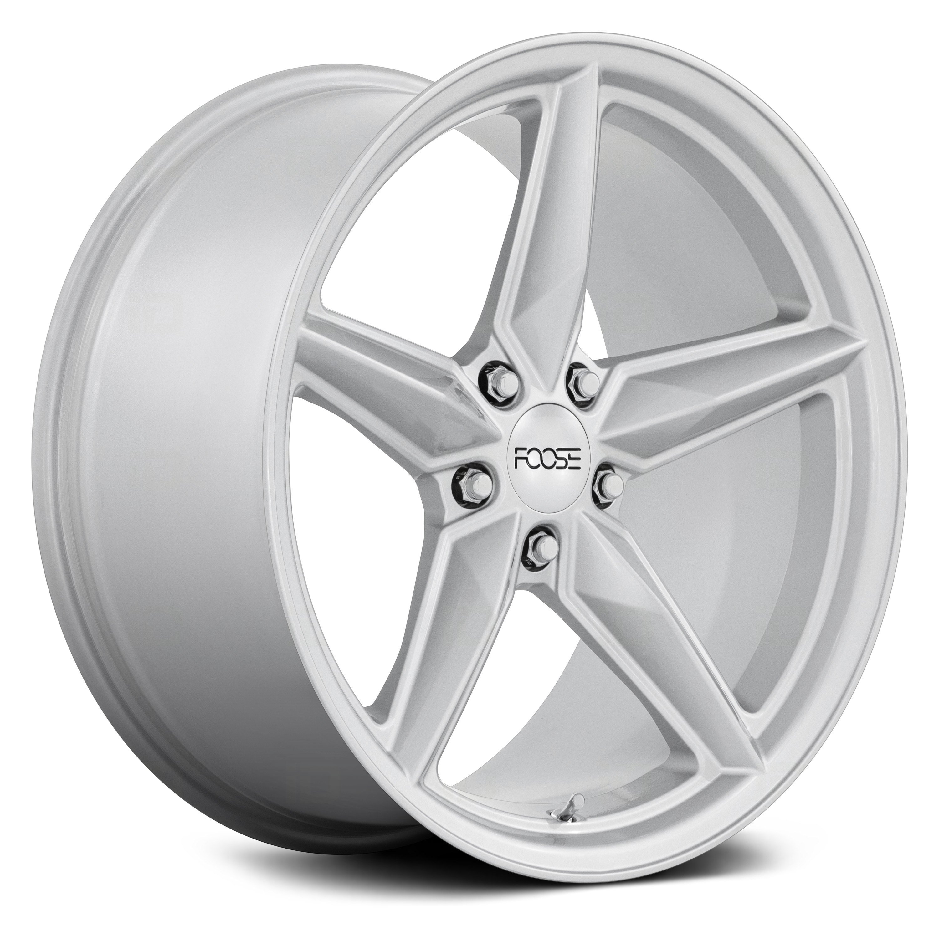 FOOSE® F174 CF8 Wheels - Gloss Silver Rims