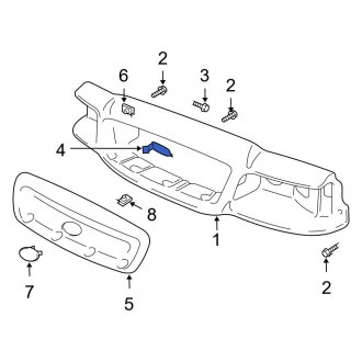 Ford Crown Victoria Header Panel Brackets & Hardware — CARiD.com