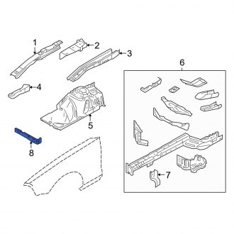 Ford Mustang OEM Doors & Parts - Shells, Panels, Armrests | CARiD