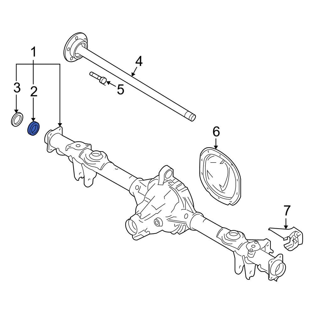 Ford OE E3TZ1225AA - Rear Drive Axle Shaft Bearing