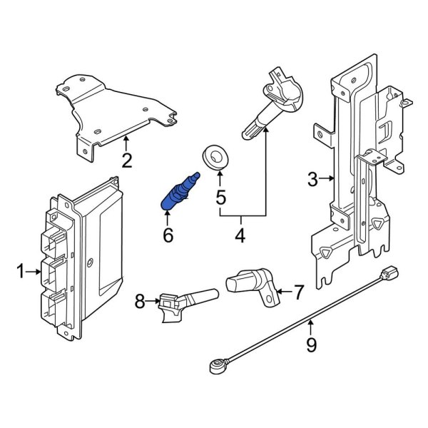 Ford OE CYFS12YT6 - Spark Plug