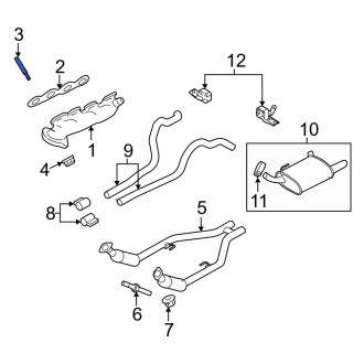 Ford Mustang OEM Exhaust Parts | Systems, Tips, Pipes — CARiD.com