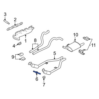 Ford Mustang OEM Exhaust Parts - Systems, Tips, Pipes | CARiD