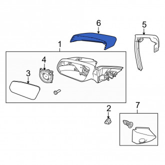 Ford Mustang OEM Mirrors - Towing, Side & Rear View | CARiD