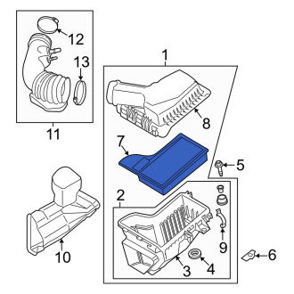 Ford OE™ Replacement Air Intake Parts - CARiD.com