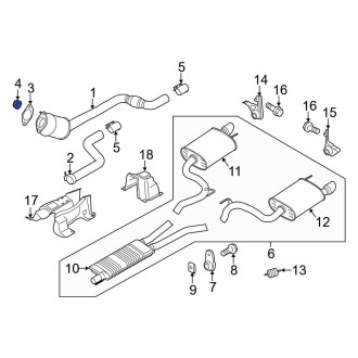 Ford Mustang OEM Exhaust Parts | Systems, Tips, Pipes — CARiD.com
