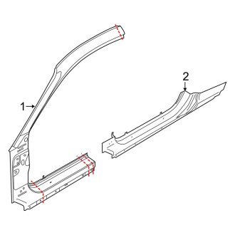 2020 Ford Mustang OEM Chassis Frames & Body Parts | CARiD