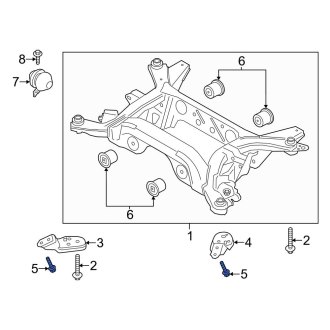 Ford Mustang Chassis Frames Hardware - Clips, Plugs | CARiD