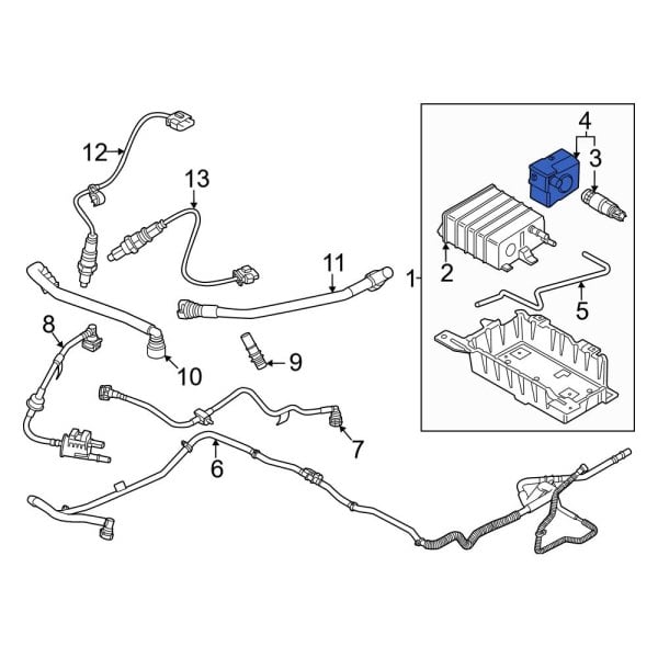 Ford OE HU5Z9F945C - Vapor Canister Purge Solenoid