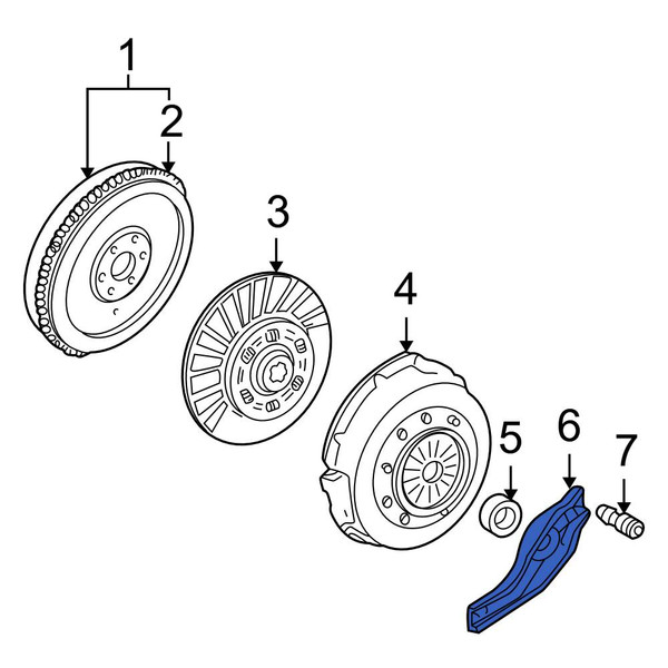 Ford OE XR3Z7515AA - Clutch Release Arm