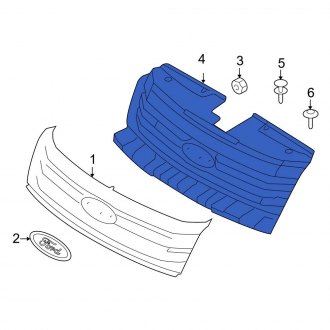 Ford Taurus Grille Brackets & Hardware — CARiD.com