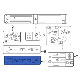 Ford Technical Decals — CARiD.com