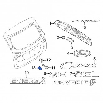 Ford OEM License Plates & Frames — CARiD.com