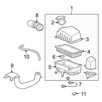 2006 Ford Focus Air Filter Housing Boxes & Parts | CARiD