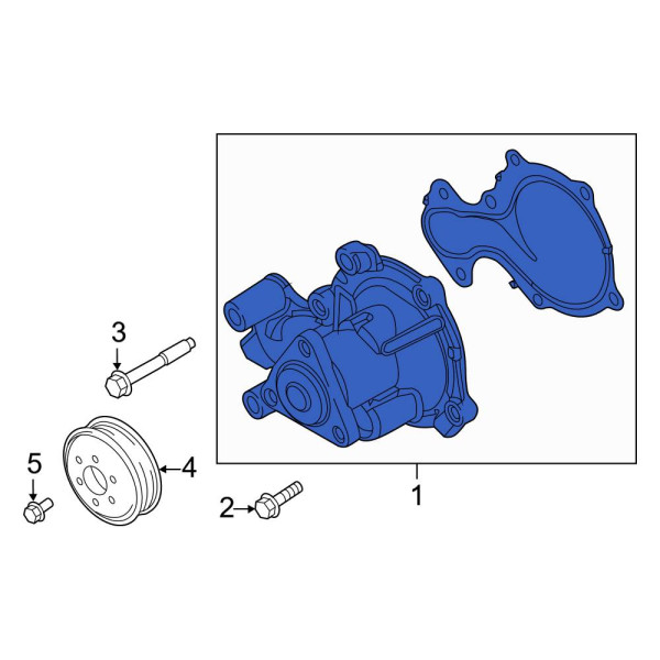 Ford OE CM5Z8501A - Engine Water Pump