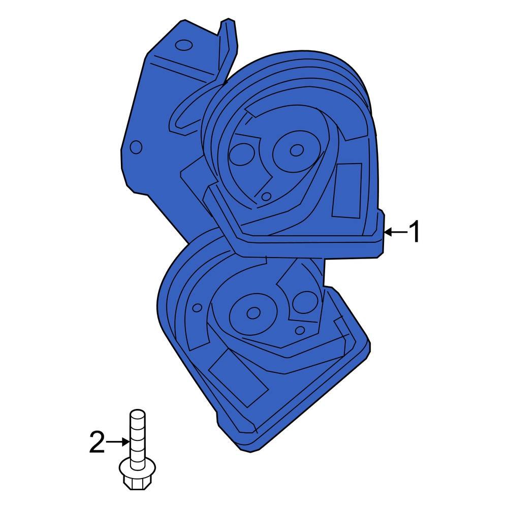 Ford OE F1EZ13832A - Horn