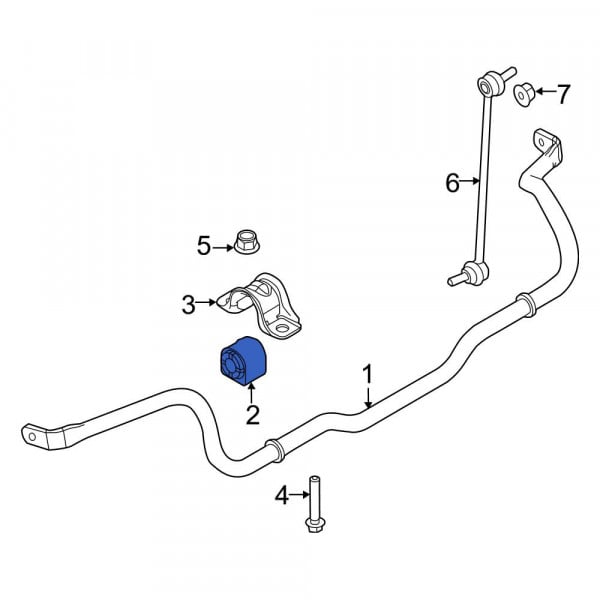 Ford OE CV6Z5484B - Front Suspension Stabilizer Bar Bushing