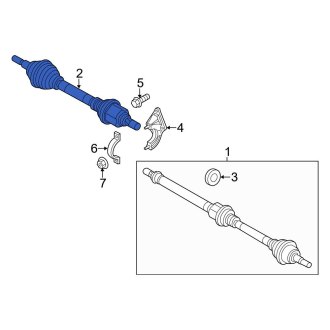 Ford Focus OEM Driveline & Axle Parts - Hubs, CV-Joints | CARiD