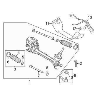 2014 Ford Focus Rack & Pinion Steering Systems, Parts — CARiD.com