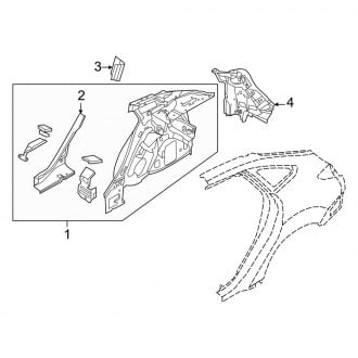 2012 Ford Focus Replacement Quarter Panels | CARiD