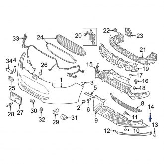 Ford Mustang Mach-E OEM Bumpers | Genuine Front & Rear Bumpers — CARiD.com