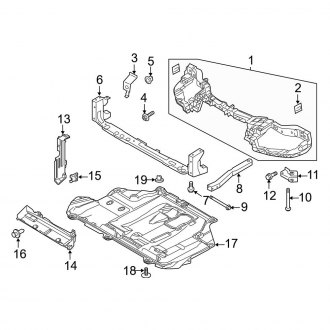 2018 Ford Focus Radiator Support Covers | CARiD