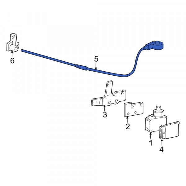 Ford OE YF1Z9A825CA - Cruise Control Cable