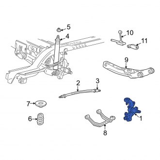 Ford Taurus Steering Knuckles, Spindles & Parts — CARiD.com