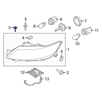 Ford Maverick Headlight Components | Brackets, Adapters — CARiD.com