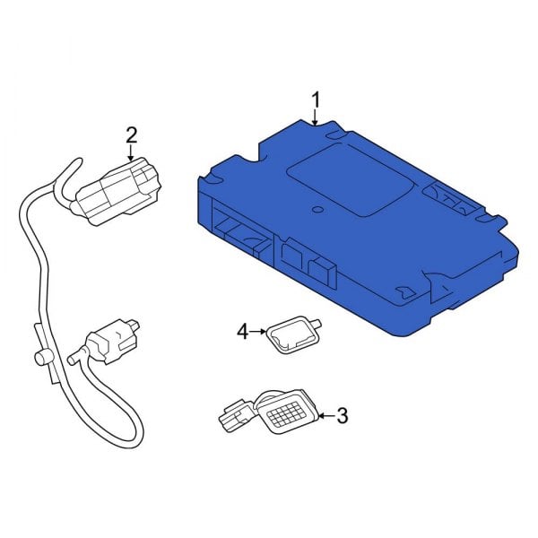 Ford OE GB5Z14G371J - GPS Navigation Control Module