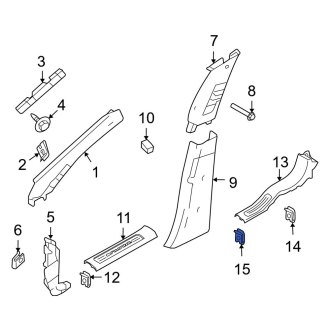 Ford Taurus Rocker Panel Hardware | Clips, Brackets — CARiD.com