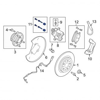 Ford Explorer OEM Brake Parts | Pads, Bleeders, Rotors — CARiD.com