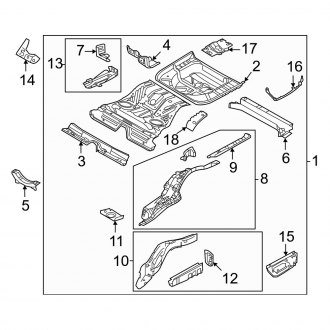 2011 Ford Taurus OEM Rocker Panels & Floors — CARiD.com