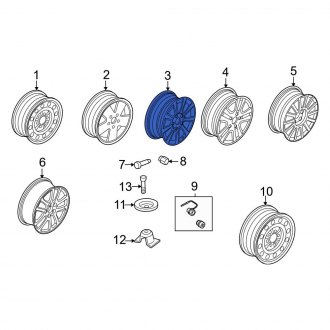 Ford Fusion OEM Wheels | Original Steel & Alloy Wheels — CARiD.com