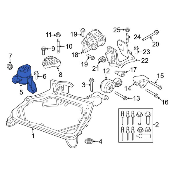 Ford OE 9E5Z6038F - Engine Mount