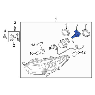 Ford Transit OEM Headlight Components — CARiD.com
