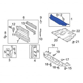 Ford Expedition Radiator Support Covers | CARiD