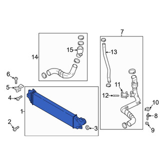 Ford Fusion Intercoolers | Air To Water, Front Mount — CARiD.com