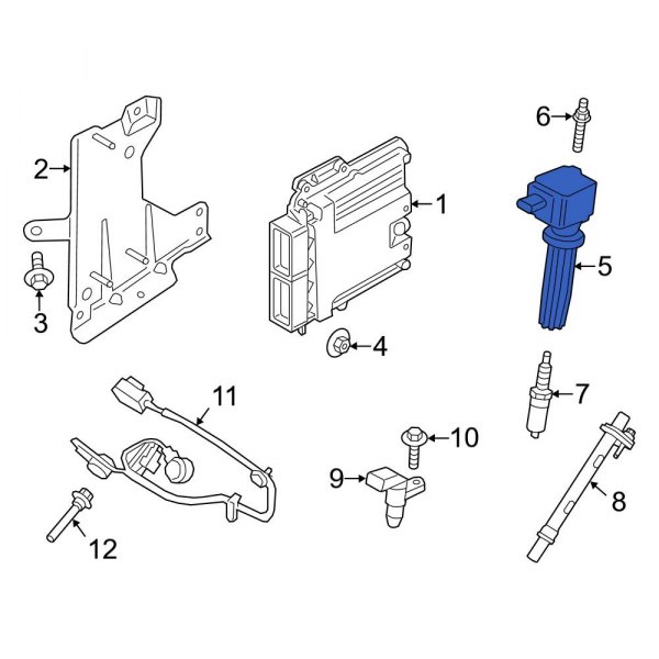 Ford OE FT4Z12029A - Direct Ignition Coil