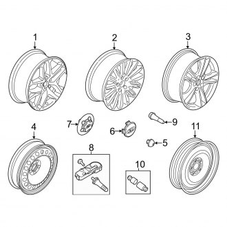 2019 Ford Fusion OEM Wheels - Original Steel & Alloy Wheels | CARiD