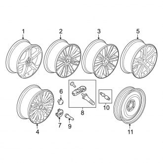 2014 Ford Fusion OEM Wheels - Original Steel & Alloy Wheels | CARiD