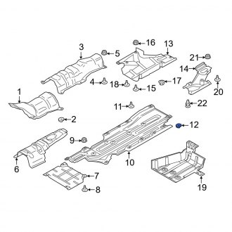 Ford Fusion Rocker Panel Hardware - Clips, Brackets | CARiD