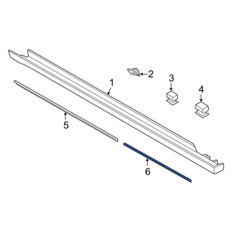 Ford Fusion Rocker Panel Hardware - Clips, Brackets | CARiD